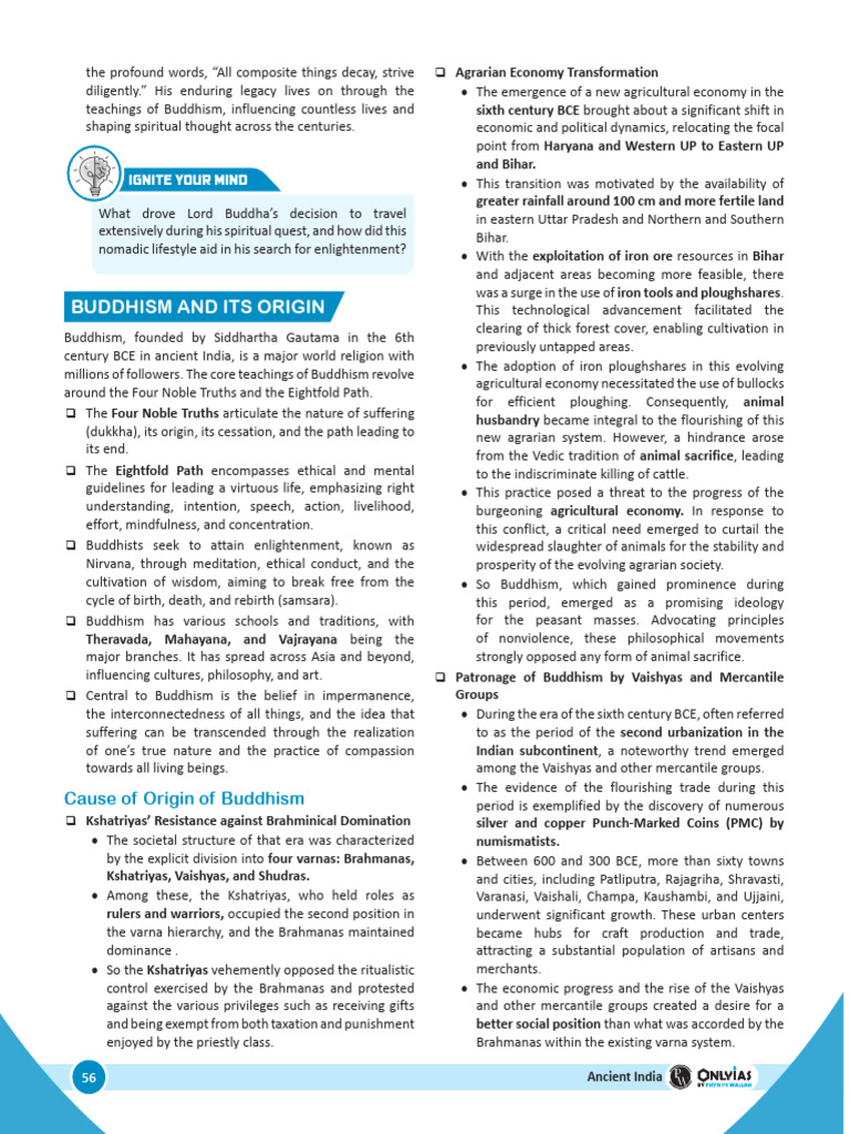 UPSC Wallah Books Ancient India 32 | PDF | Indian Philosophy | Indian Religions