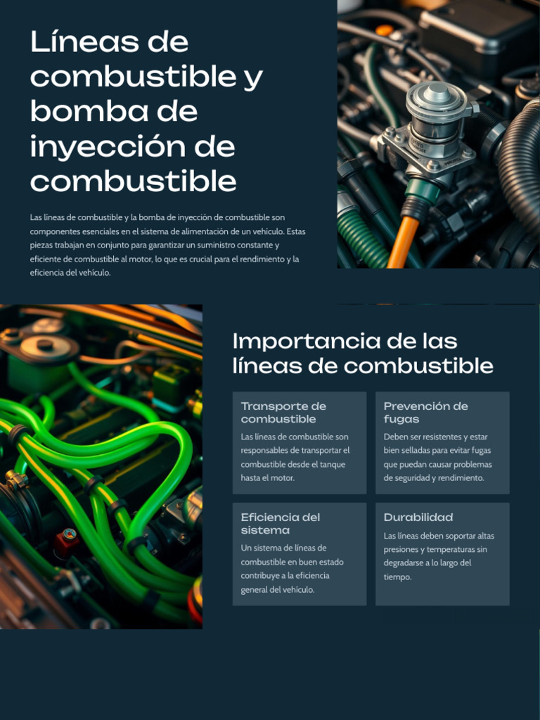 Lineas de Combustible y Bomba de Inyeccion de Combustible | PDF ...