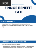 Fringe Benefit Tax Guidelines in PH | PDF | Employee Benefits | Employment