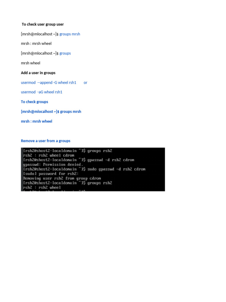 Sudo User | PDF