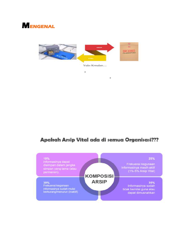 Mengenal Arsip Vital | PDF