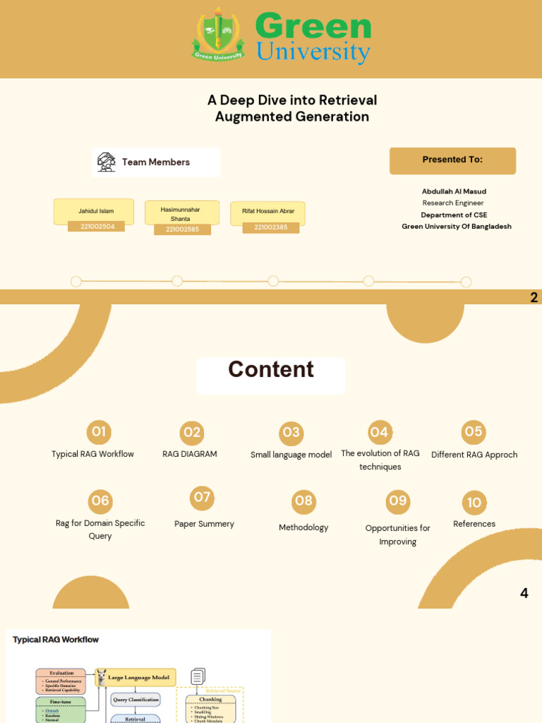 A Deep Dive Into Retrieval Augmented Generation: Team Members | PDF | Information Retrieval ...