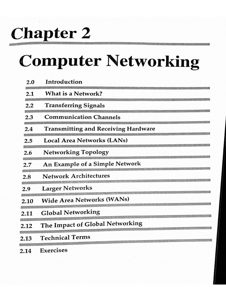 Networking Chapter | PDF