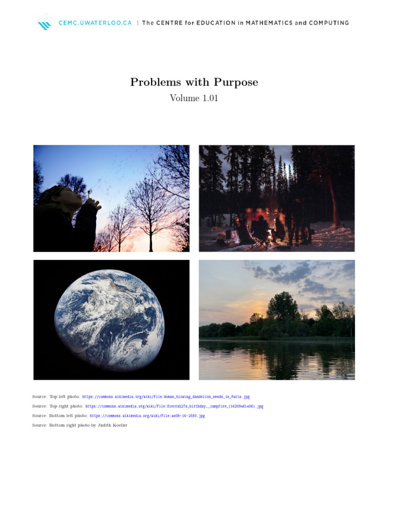 Problems With Purpose v1 | PDF | Shower | Salmon