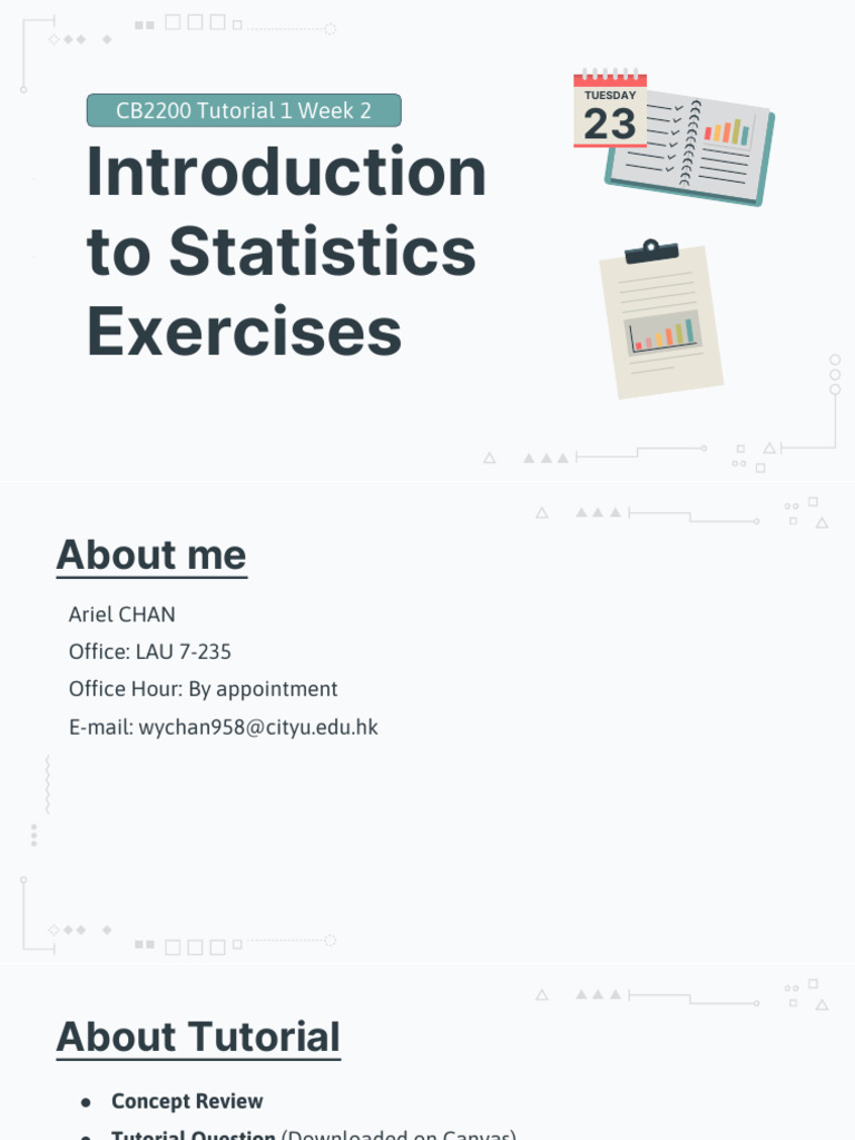 CB2200 Week 2 | PDF | Sampling (Statistics) | Statistics