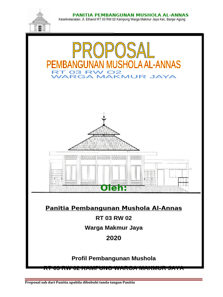 Proposal Anak Yatim | PDF