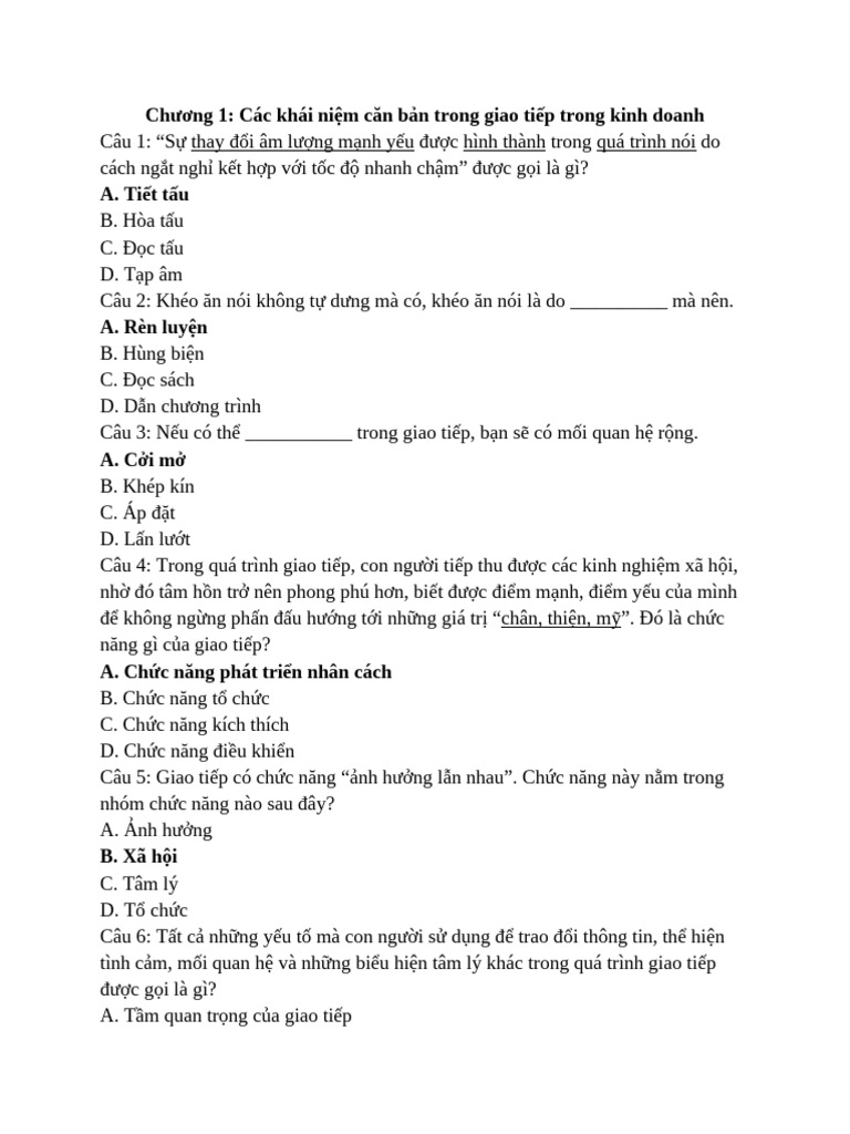 Chương 1 GTKD | PDF