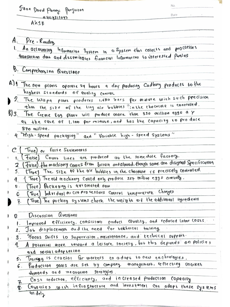 English Exercise 1 | PDF