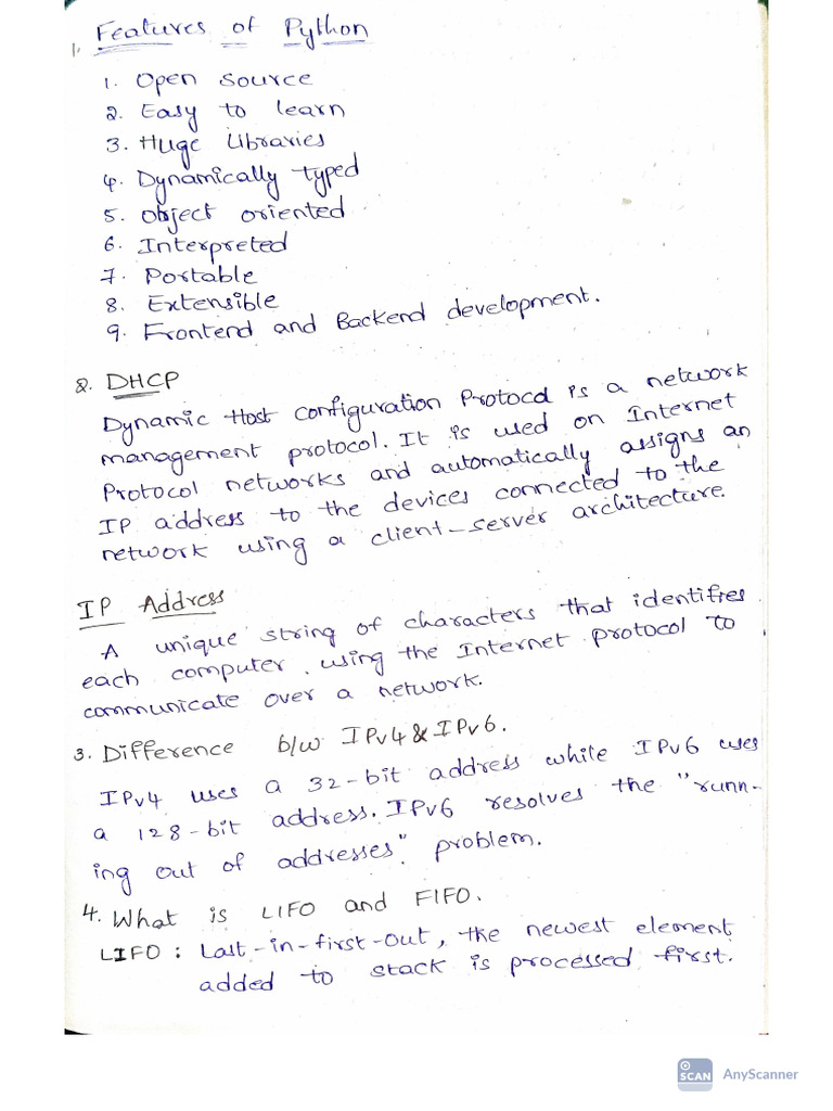 Imt Notes For TCS Interview | PDF