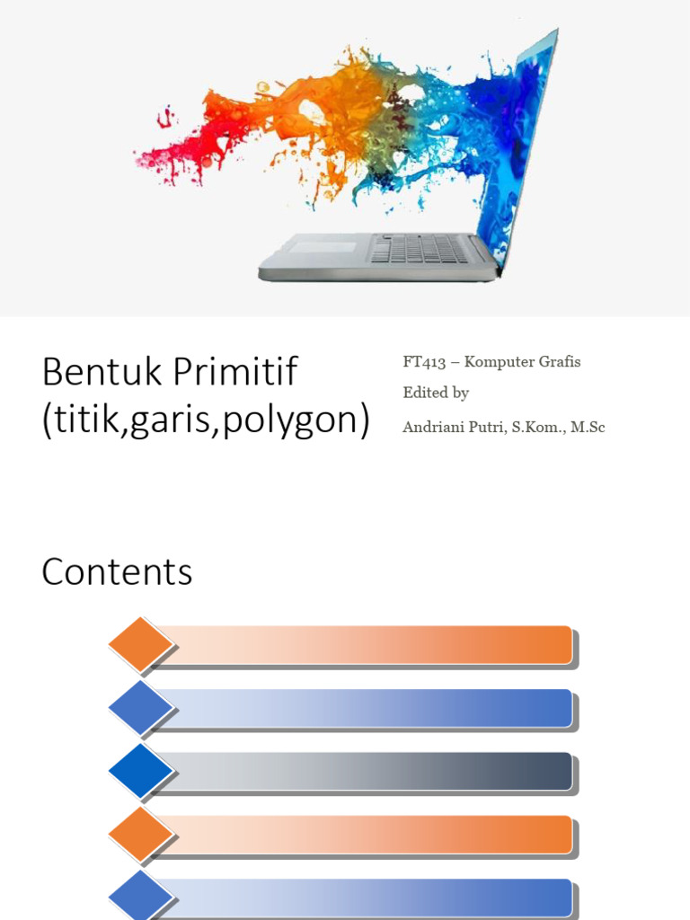 03 - Bentuk Primitif (Titk, Garis, Polygon) | PDF