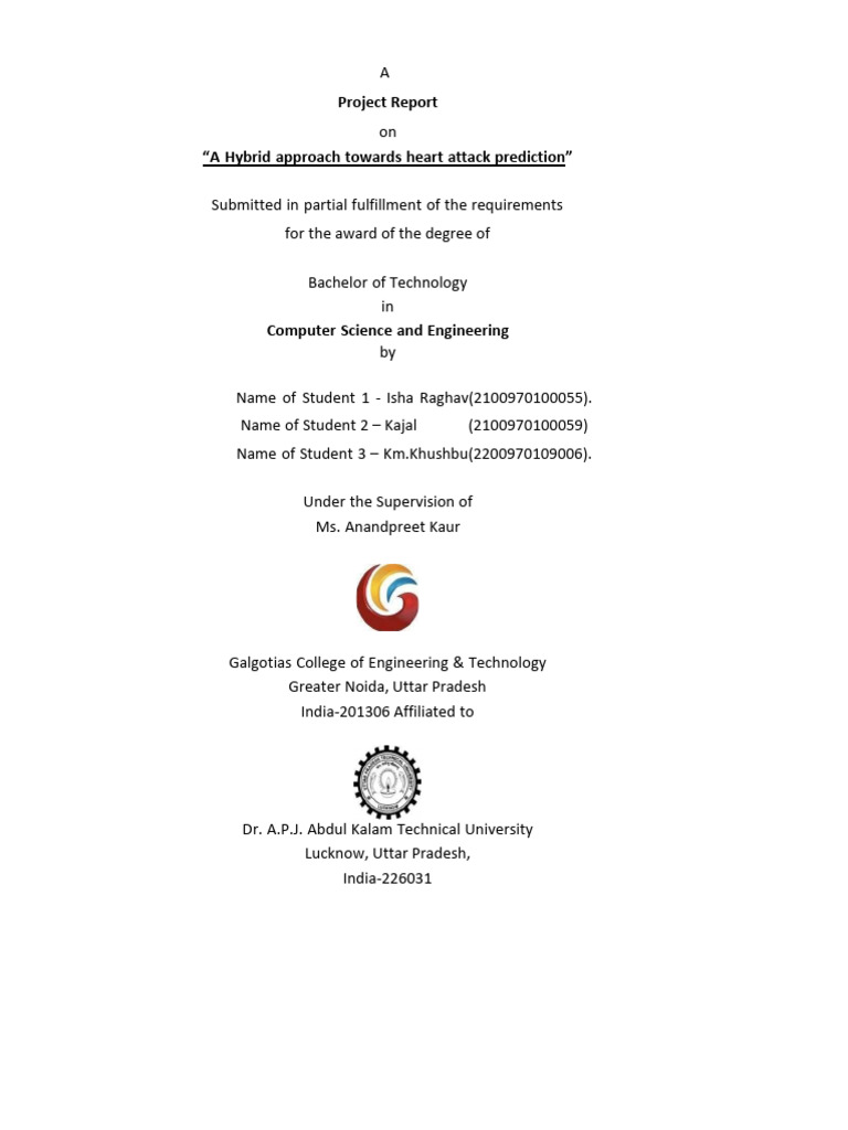 Project Report | PDF | Machine Learning | Support Vector Machine