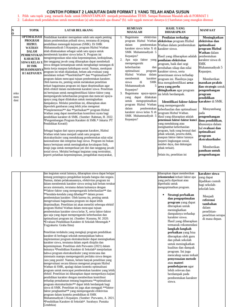 Format 2, 3 Rina - 10 Progres Proposal - 202410660110073 | PDF