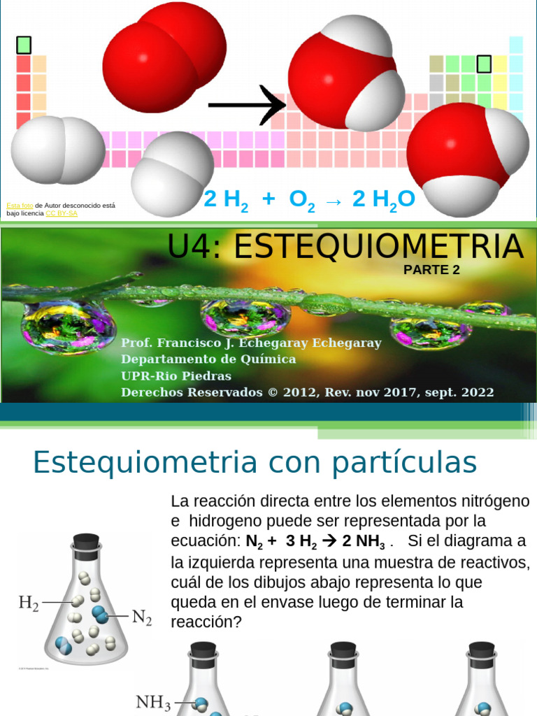 Estequiometria 2 | PDF | Estequiometría | Ciencias fisicas