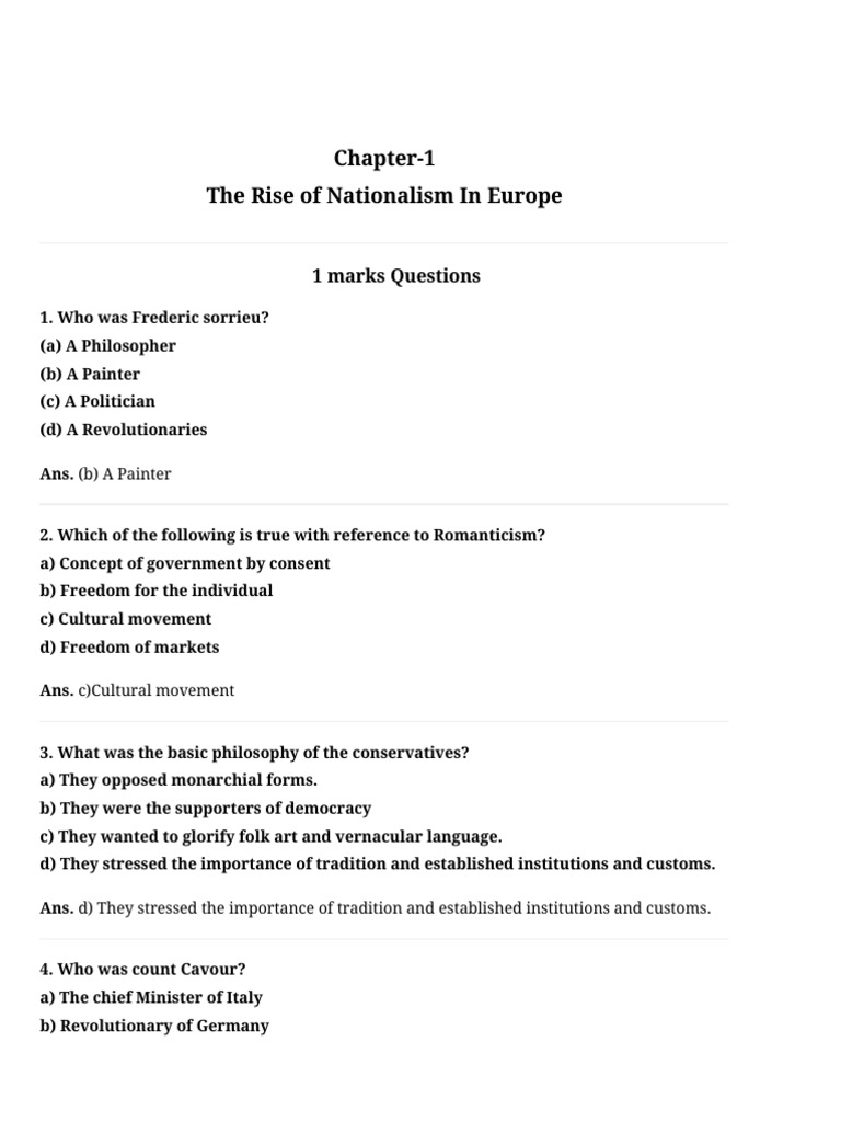 Nationalism and Unification in Europe | PDF | Balkans | Prussia