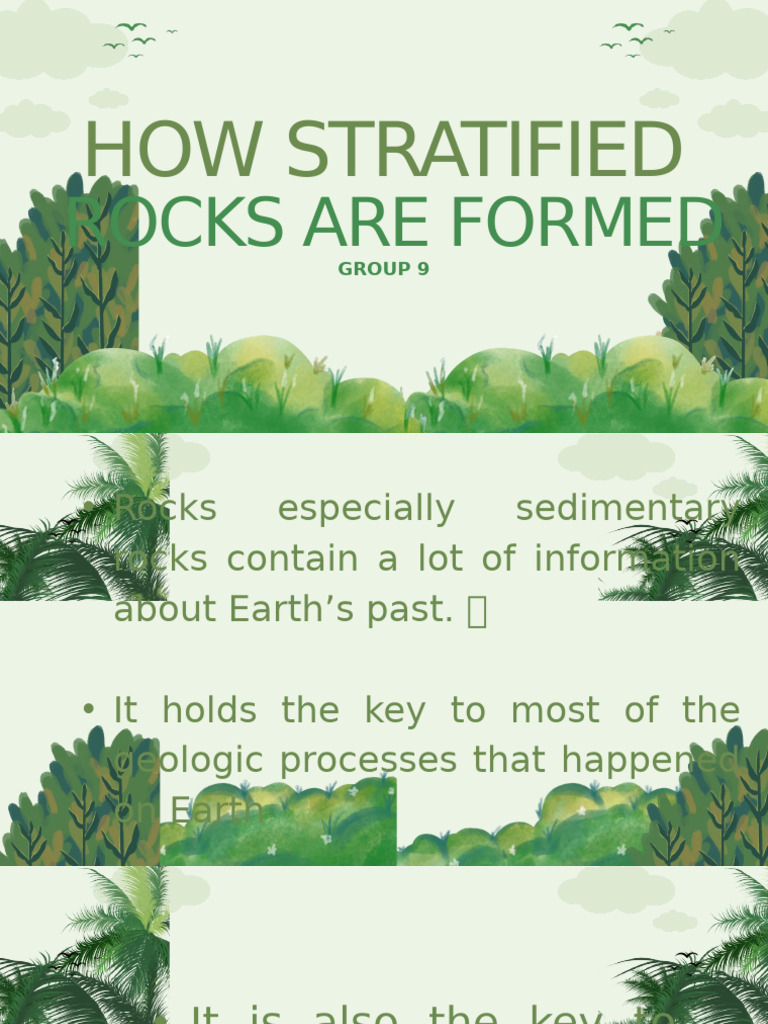 How Stratified Rocks Are Formed | PDF
