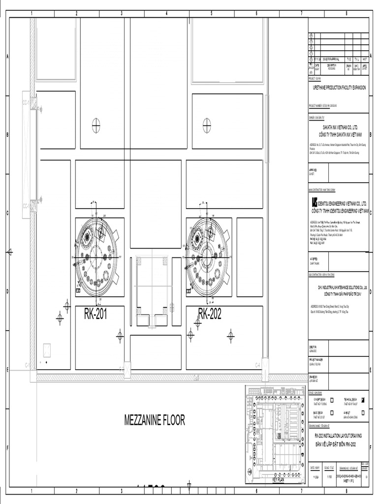 230032 00 DWG 00 MIX GEN 003 RK202 Installation Layout Rev.0 | PDF