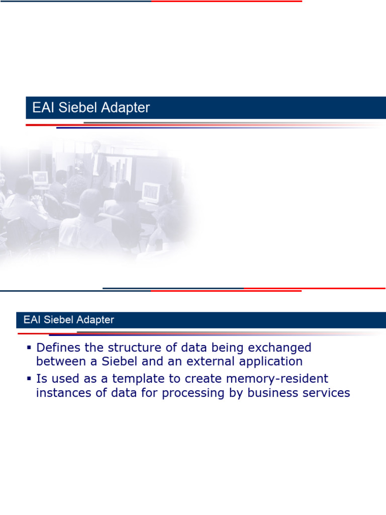 02 - EAI Siebel Adapter | PDF | Object (Computer Science) | Databases