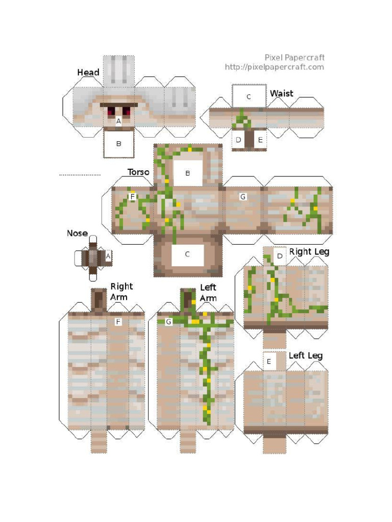 Golem de Hierro Minecraft | PDF