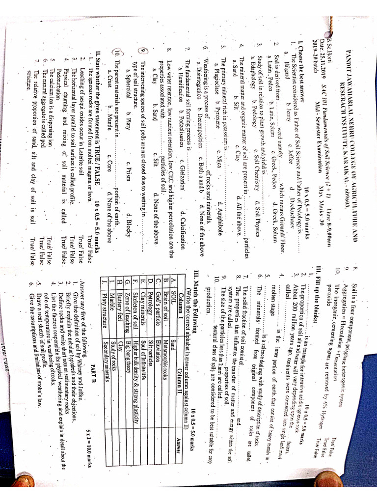 Sac Sample Ques Papers | PDF