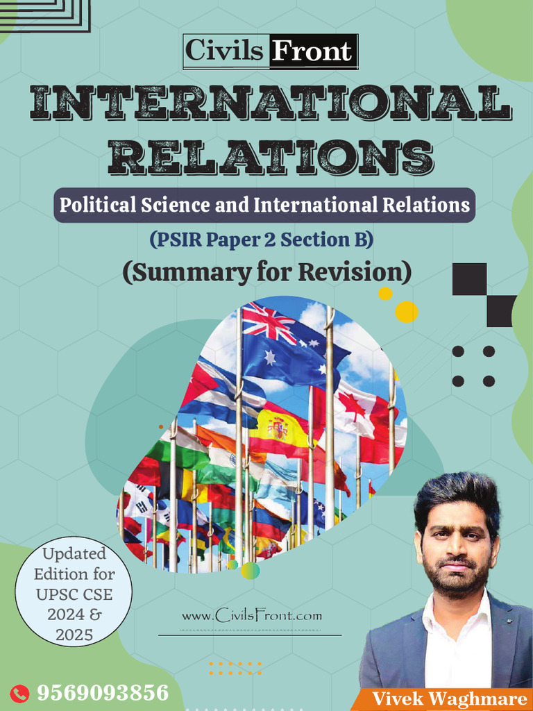 PSIR - Paper 2 Section B Summary - IR | PDF | Non Aligned Movement | Diplomacy