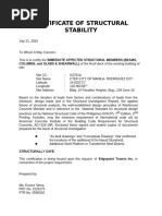 Structural Stability Certificate | PDF | Law