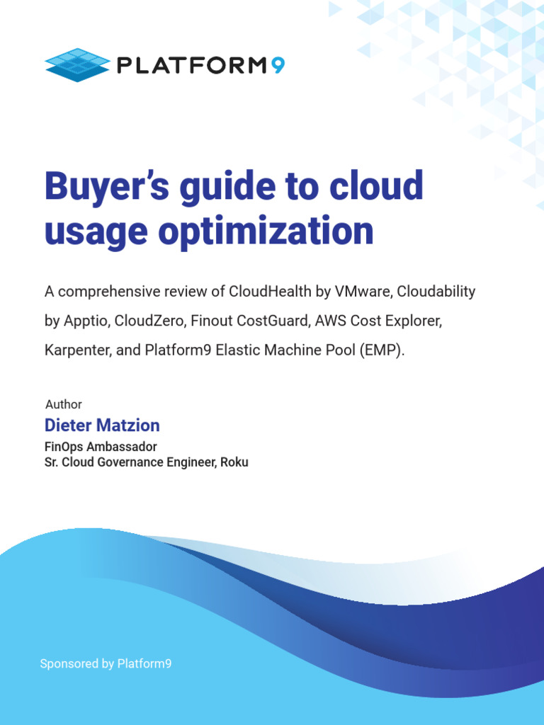 Buyers Guide To Cloud-Usage-Optimization | PDF | Cloud Computing | Program Optimization