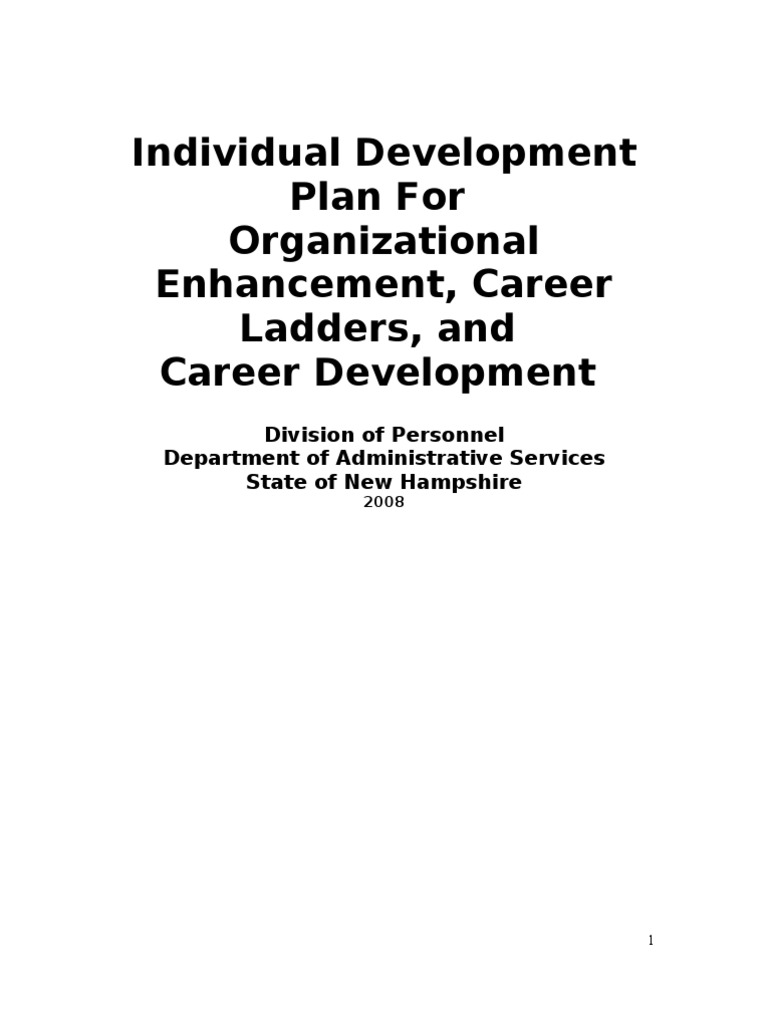 Idp Individual Development Plan Model | PDF | Competence (Human ...