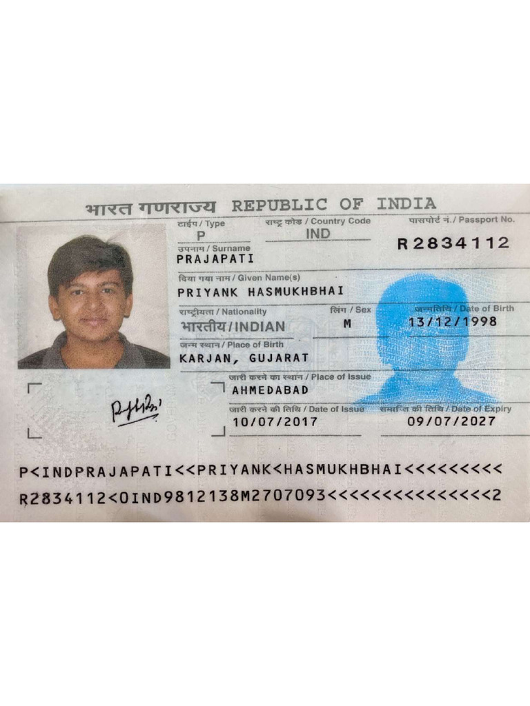Passport Front | PDF