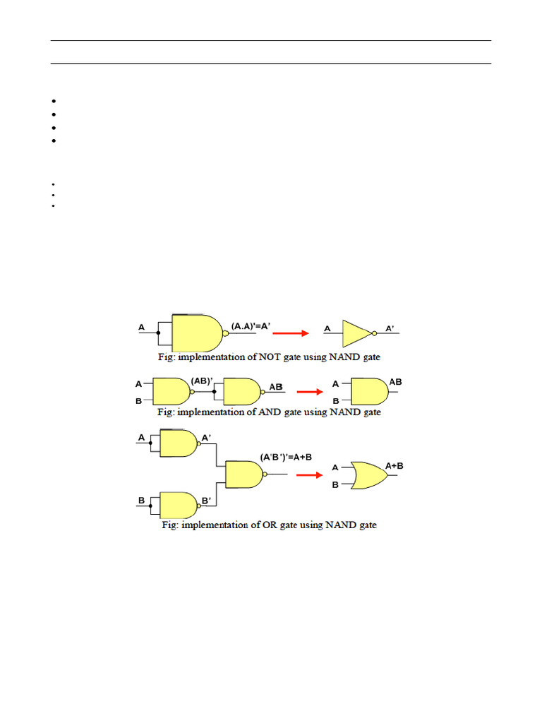 EEE211L - Lab 2 - Universal Logic Gates | PDF | Logic Gate | Electronic ...