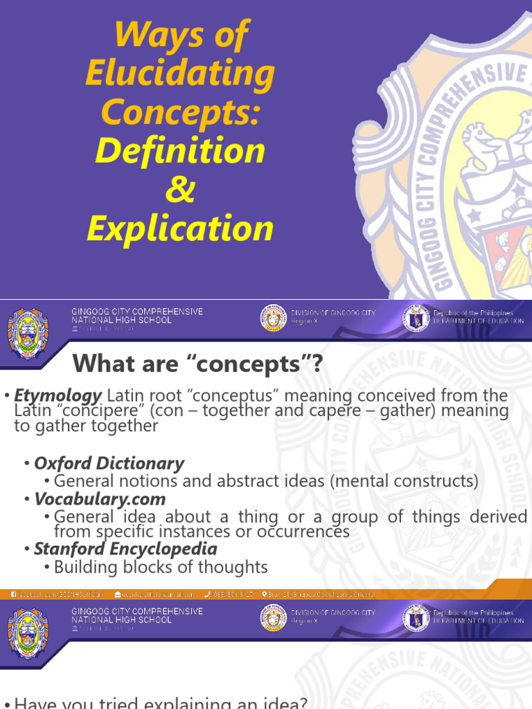 Concept Definition & Explication Guide | PDF | Definition | Concept