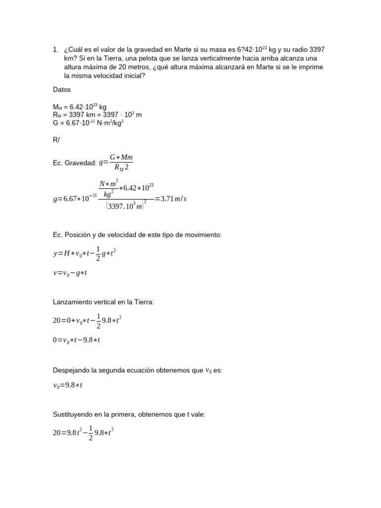 Ejercicios 4ta Ley de Newton | PDF