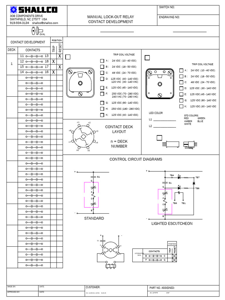 Series 26 Manual Lock-Out Relay Guide | PDF | Relay | Electrical Components