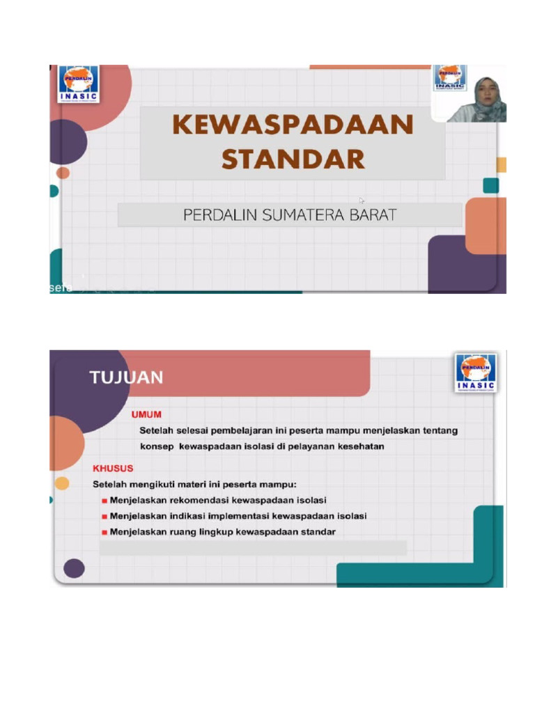 Slide Kewaspadaan Standar | PDF