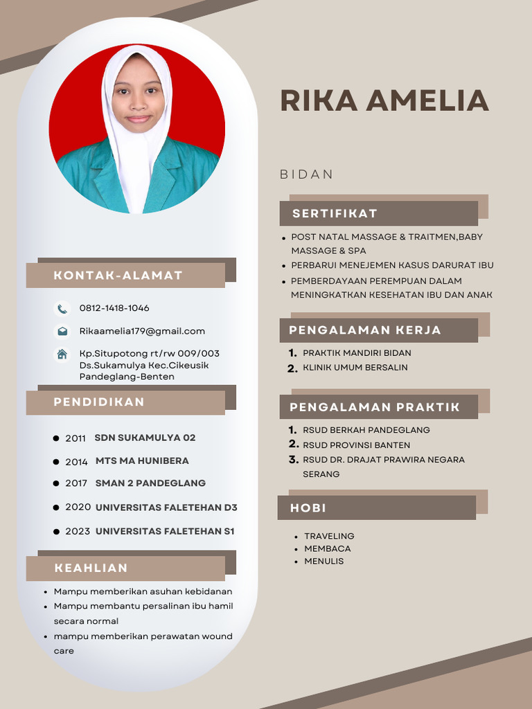 CV Rika Amelia | PDF
