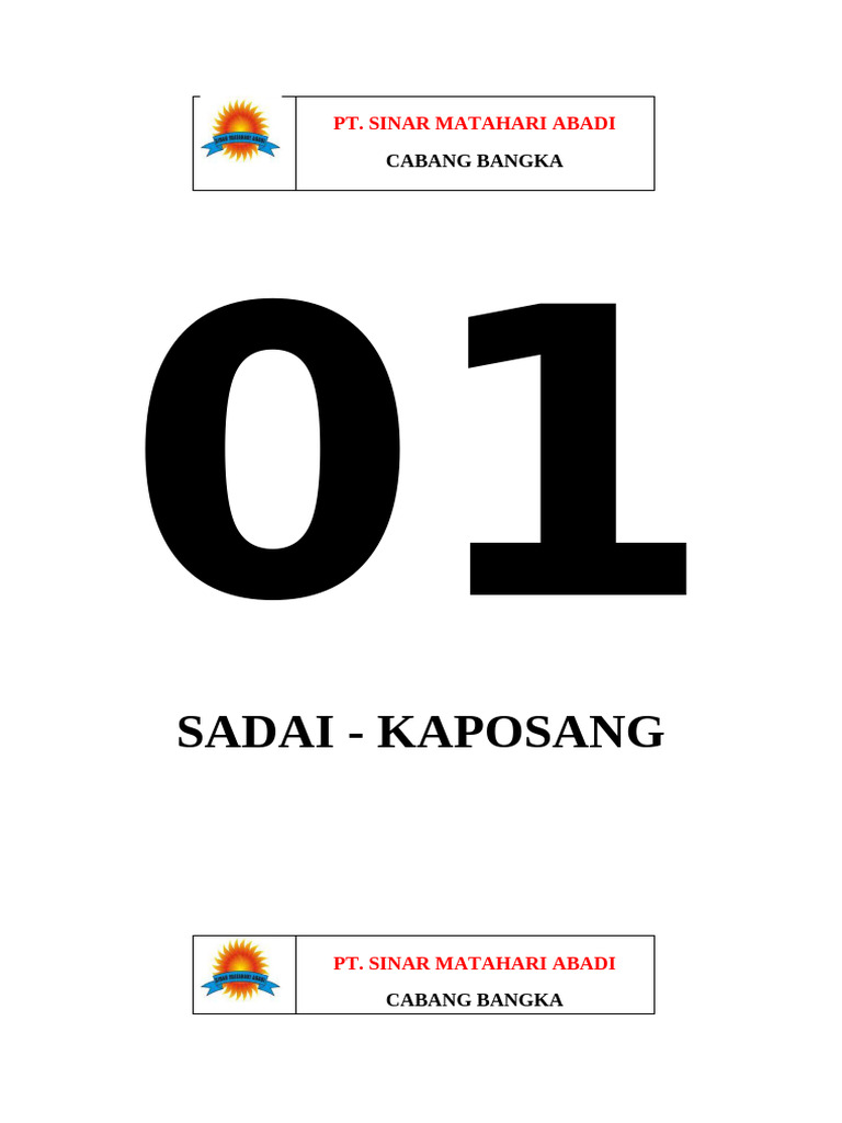Nomor Truck PT - SMA | PDF