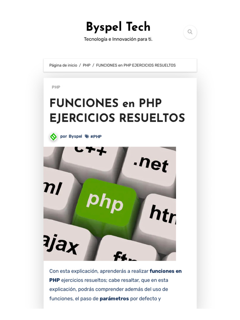 PHP - Funcion - Ejers Resueltos | PDF | Php | Mi sql