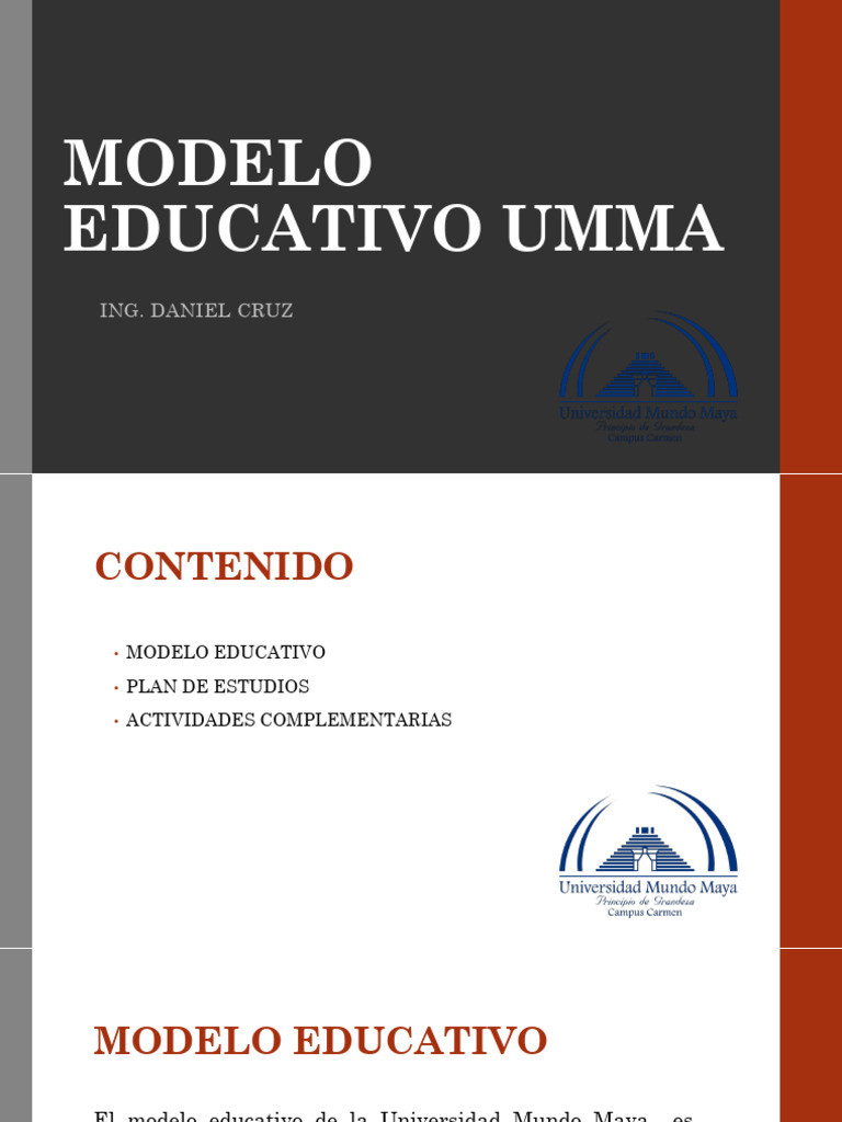 Tema 1. Modelo Educativo UMMA | PDF | Plan de estudios