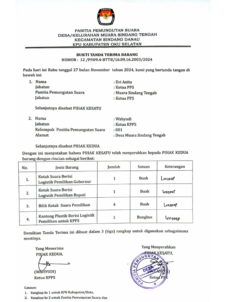 BTTB Musi Tengah | PDF