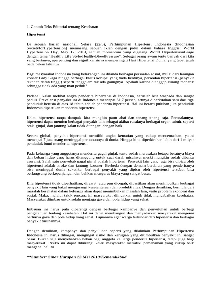 Teks Editorial | PDF