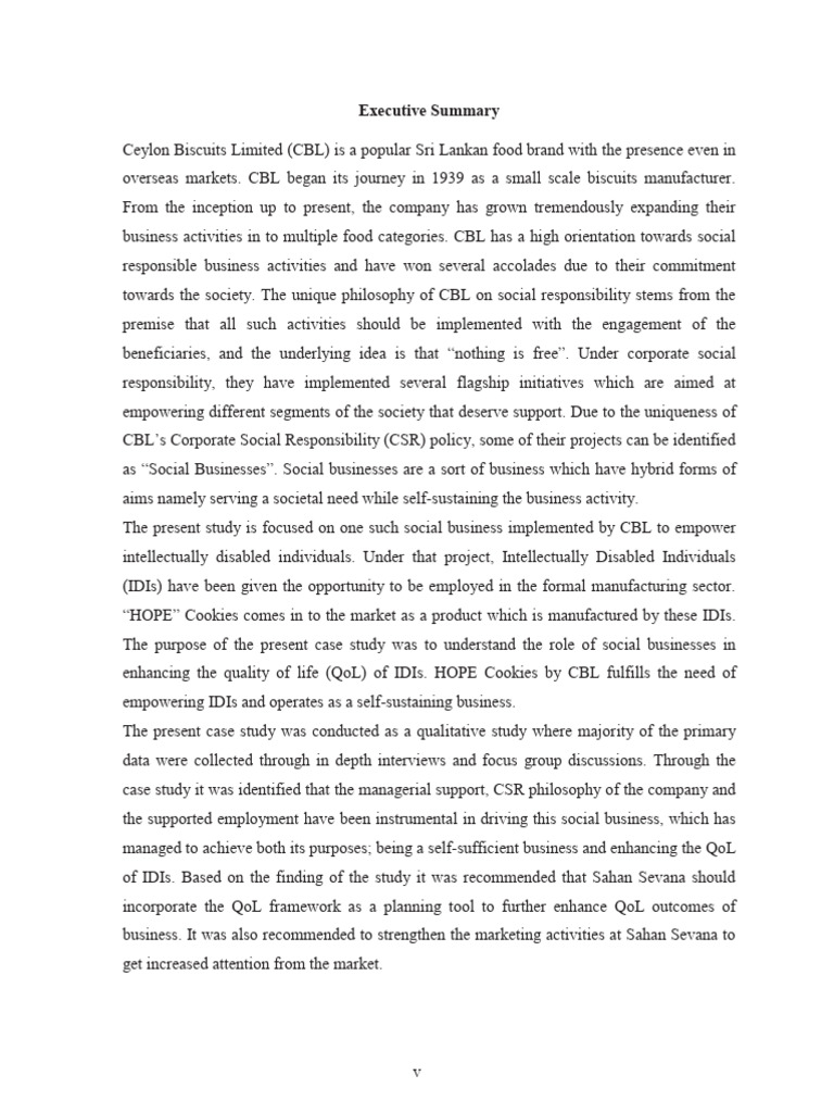 Executive Summary | PDF