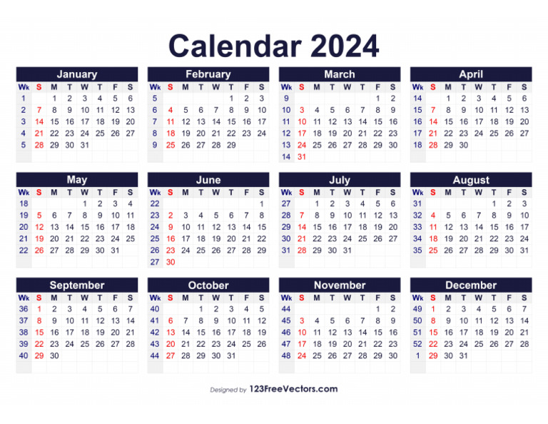 Calender 2024 | PDF
