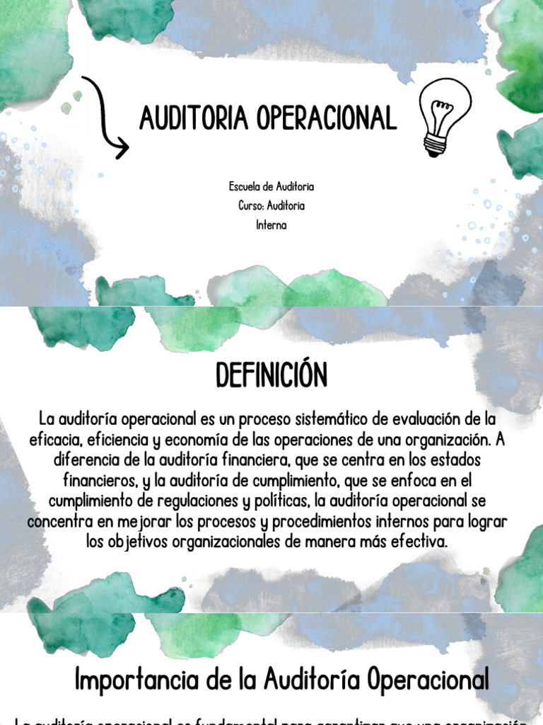 09 Auditoria Operacional | PDF
