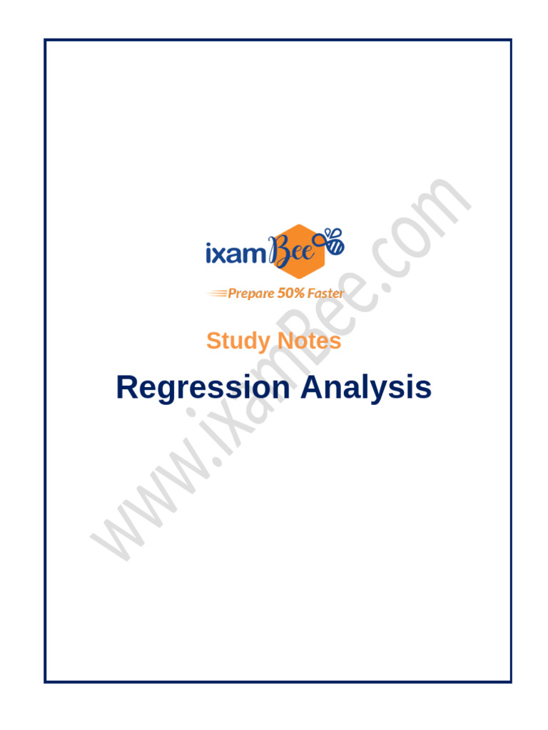 Regression Analysis | PDF | Linear Regression | Dependent And Independent Variables