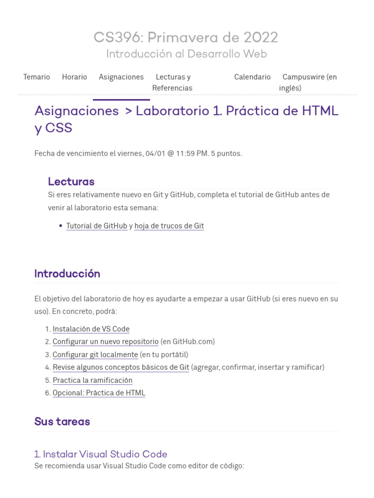 Webdev-Labs - Práctica de HTML y CSS - conZIP | PDF | HTML | Archivo de ...