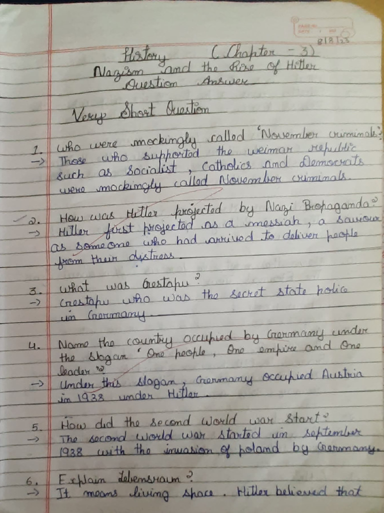 Nazism & Rise of Hitler | PDF