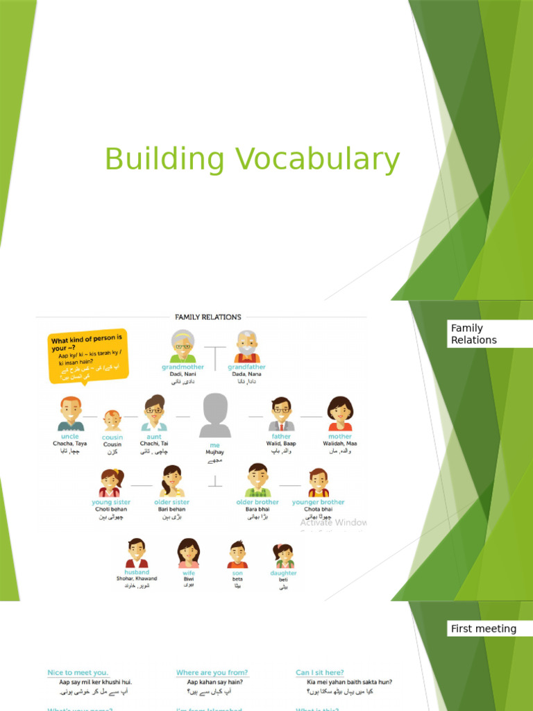 Building Urdu Vocabulary | PDF