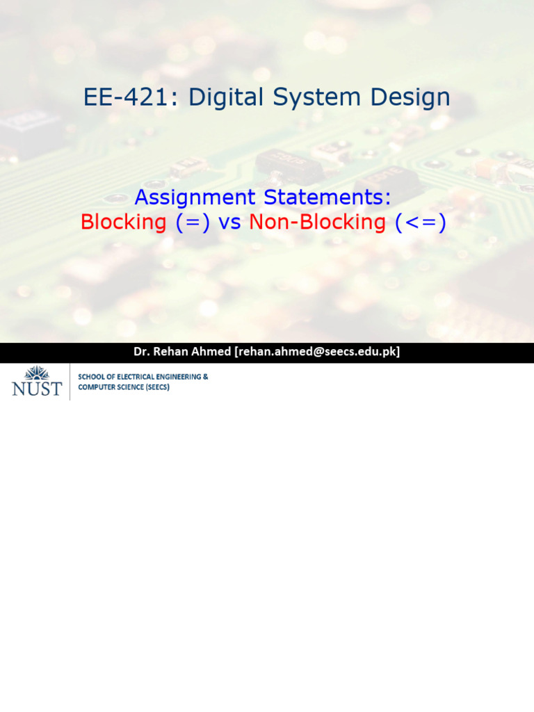 L08-09 Verilog - Assignment Statements | PDF | Computer Programming ... L08-09 Verilog - Assignment Statements | PDF | Computer Programming ...