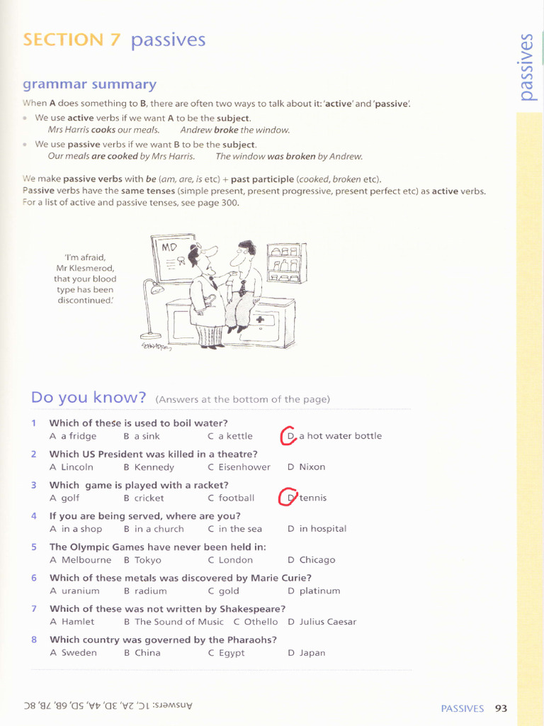 Passive Voice - Oxford English Grammar Course - Basic With Feedback ...