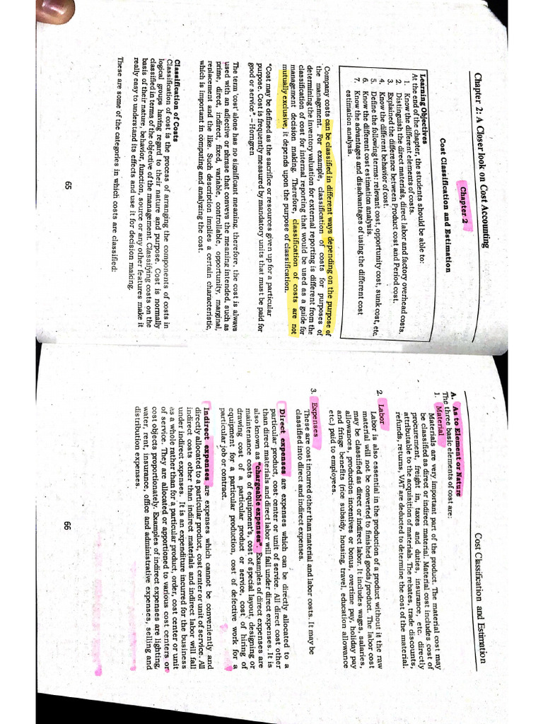 Chapter 2 | PDF | Management Accounting | Business Economics Chapter 2 | PDF | Management Accounting | Business Economics