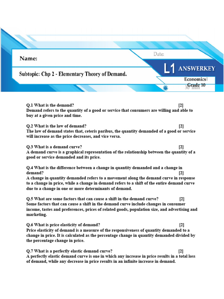 Worksheet31742Solution | PDF | Demand | Elasticity (Economics)